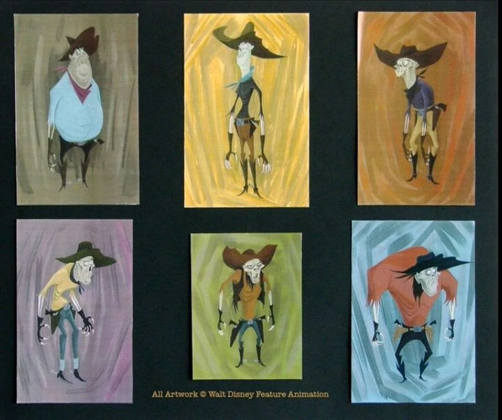 Lost Media Mines on Twitter: "Early concept art of the scrapped Disney animated film Sweating ...