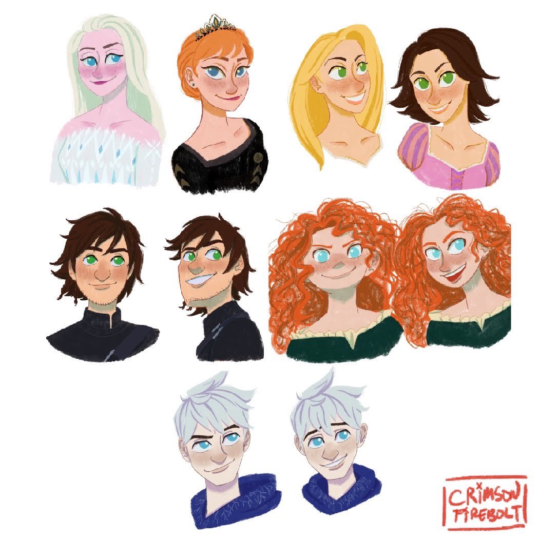 Frozen Tangled Brave