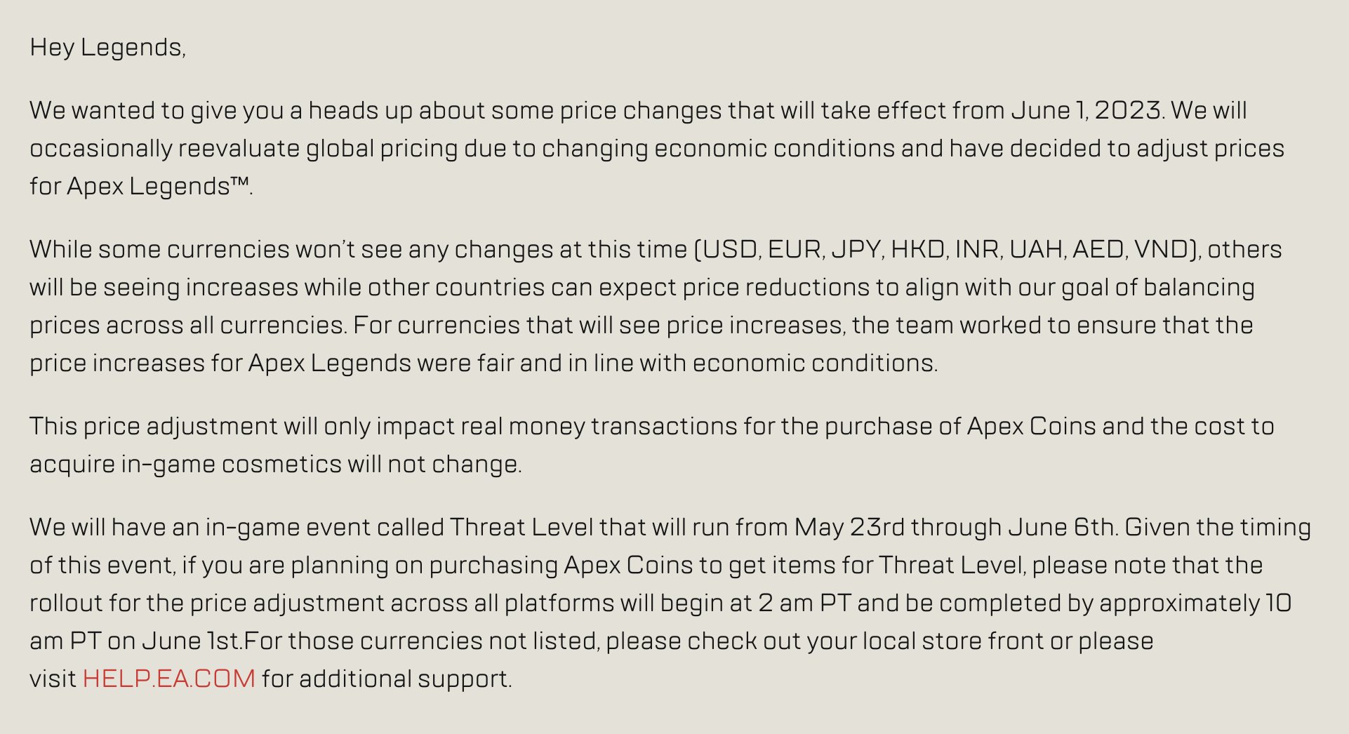 Apex Legends News On Twitter NEW Apex Legends Is Updating Prices For apex-legends-news-on-twitter-new-apex-legends-is-updating-prices-for