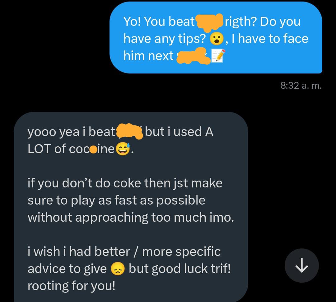 wG | ApolloKage on Twitter: "Bro said, “yeah I did COKE” as advice, THIS IS INSANE"