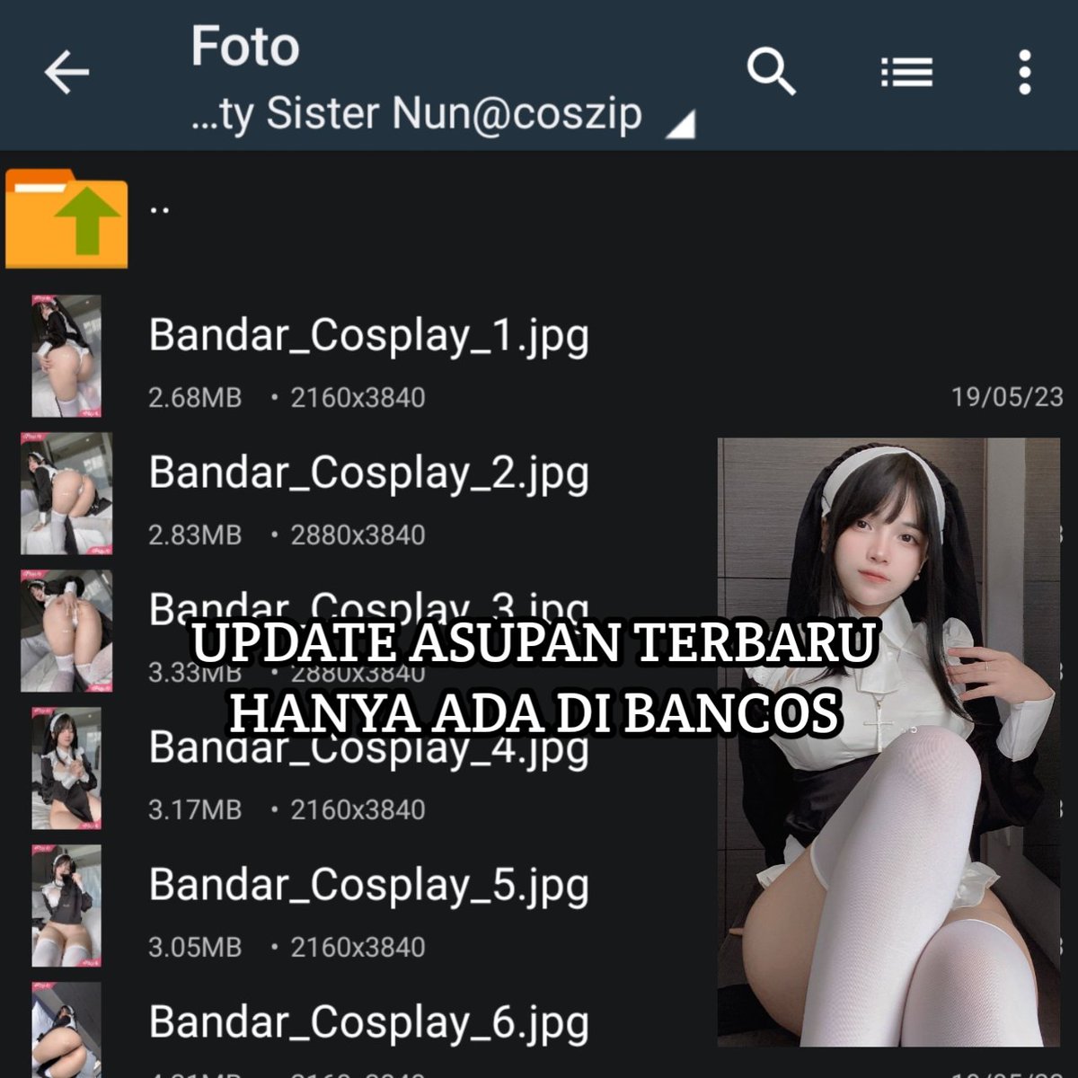 Bandar_Cosplay on Twitter: "Angel Chan Link download: https://go.paid4link.com/HwnW2wlQ ...