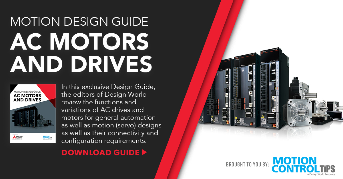 Design World on Twitter: "Integrating motors and drives into automated machinery and motion ...
