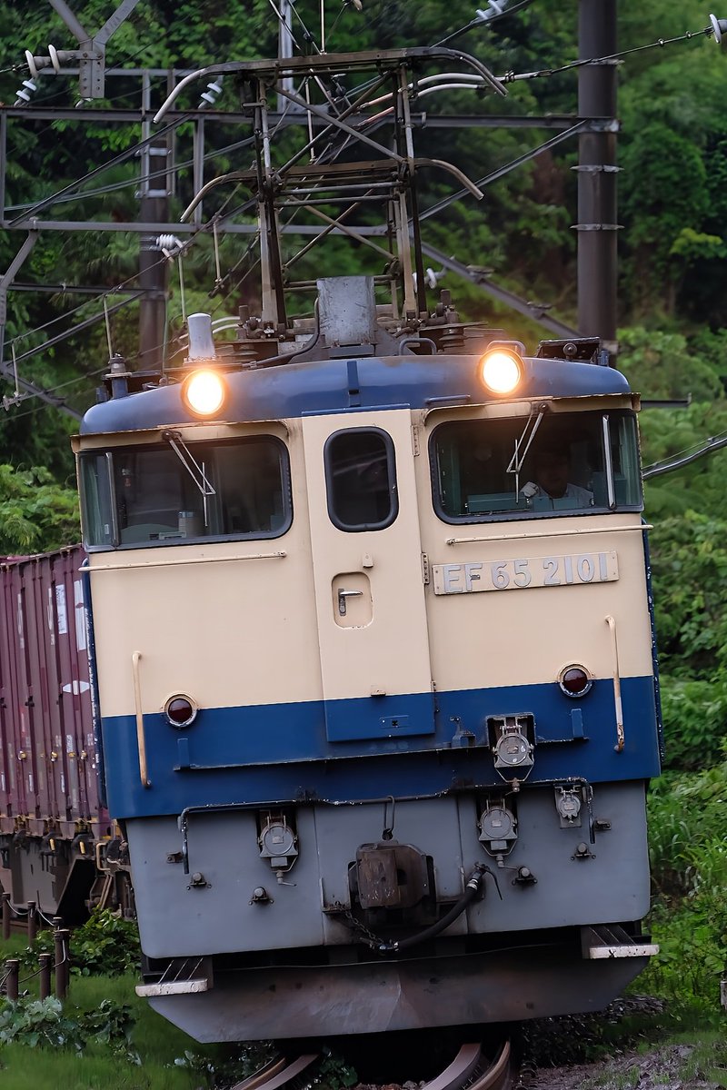 交通 on Twitter: "2023年5月20日 5086レ EF65 2101 66レ EF66 117 サンライズEXPRESS 70レ EF210 16 米神踏切にて撮影しました ...