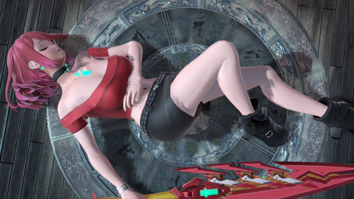 グンダ🦌WhiteDeer007🦌ダング on Twitter: "RT @RyonaSmash: Pyra laying down"