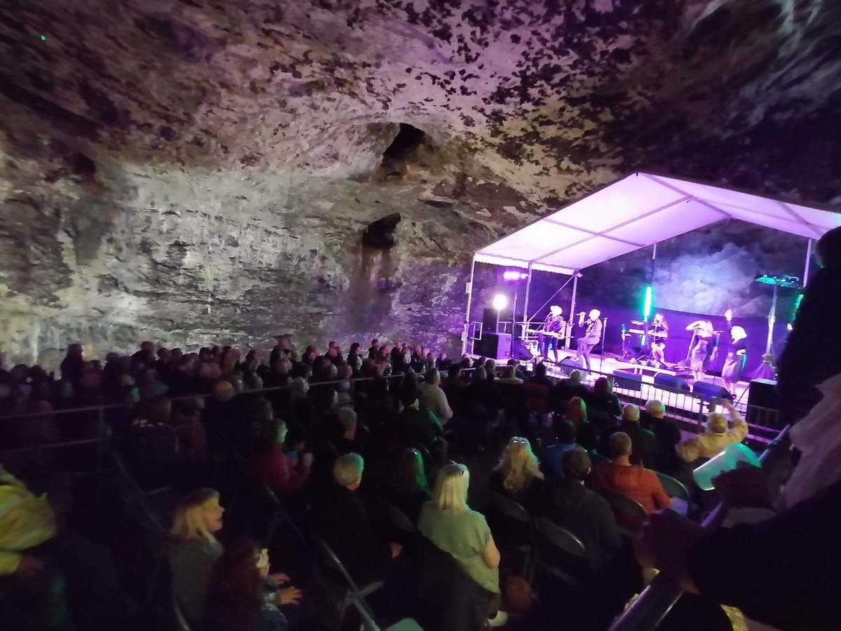 Martyn Ware 🦉 on Twitter: "RT @AWilsonmhealth: Heaven 17 in the Devils arse cavern in Castleton ...