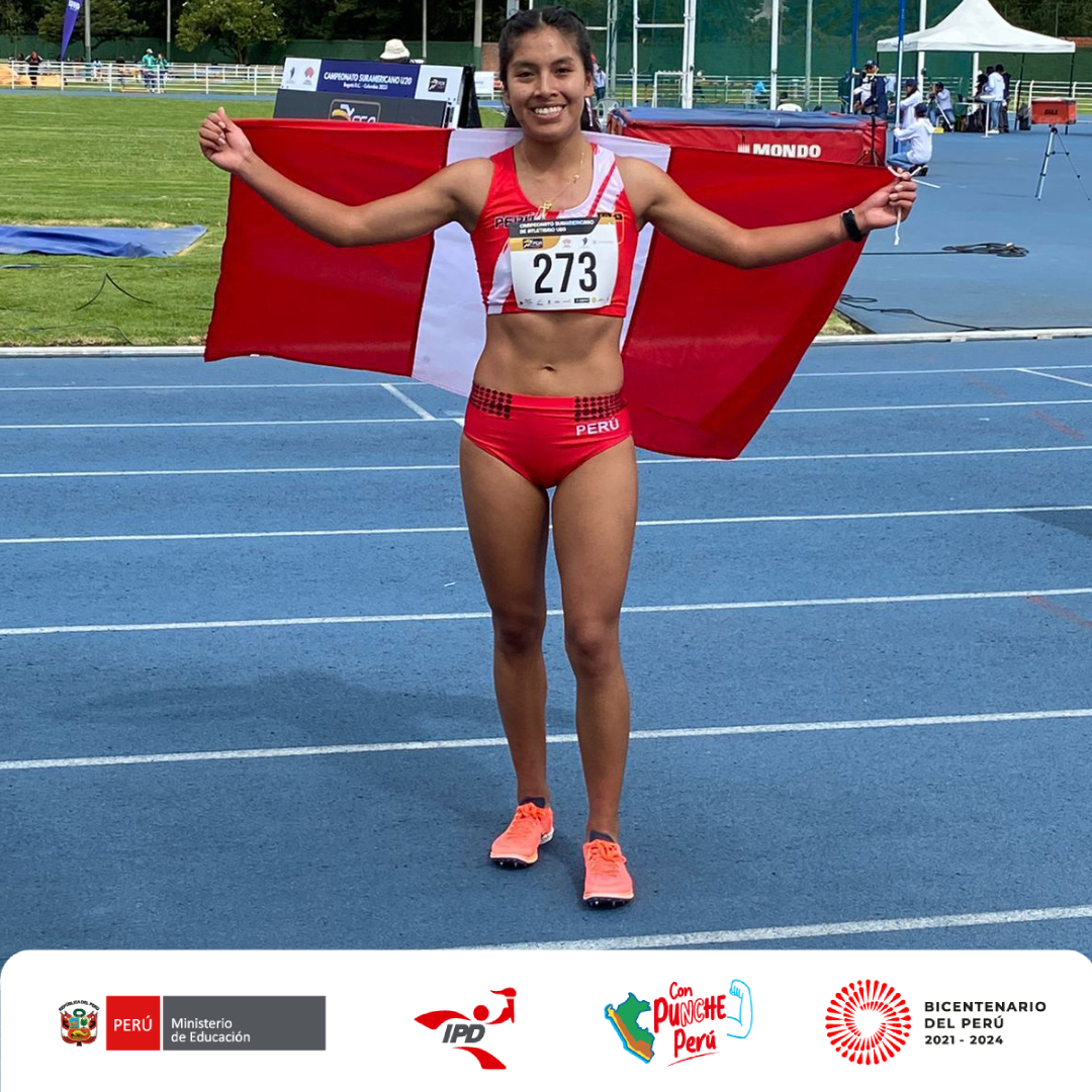 ipdperu on Twitter: "🥇 ¡Atleta de oro! 🇵🇪🏃‍♀️ Anita Poma logró la presea dorada para Perú en el ...