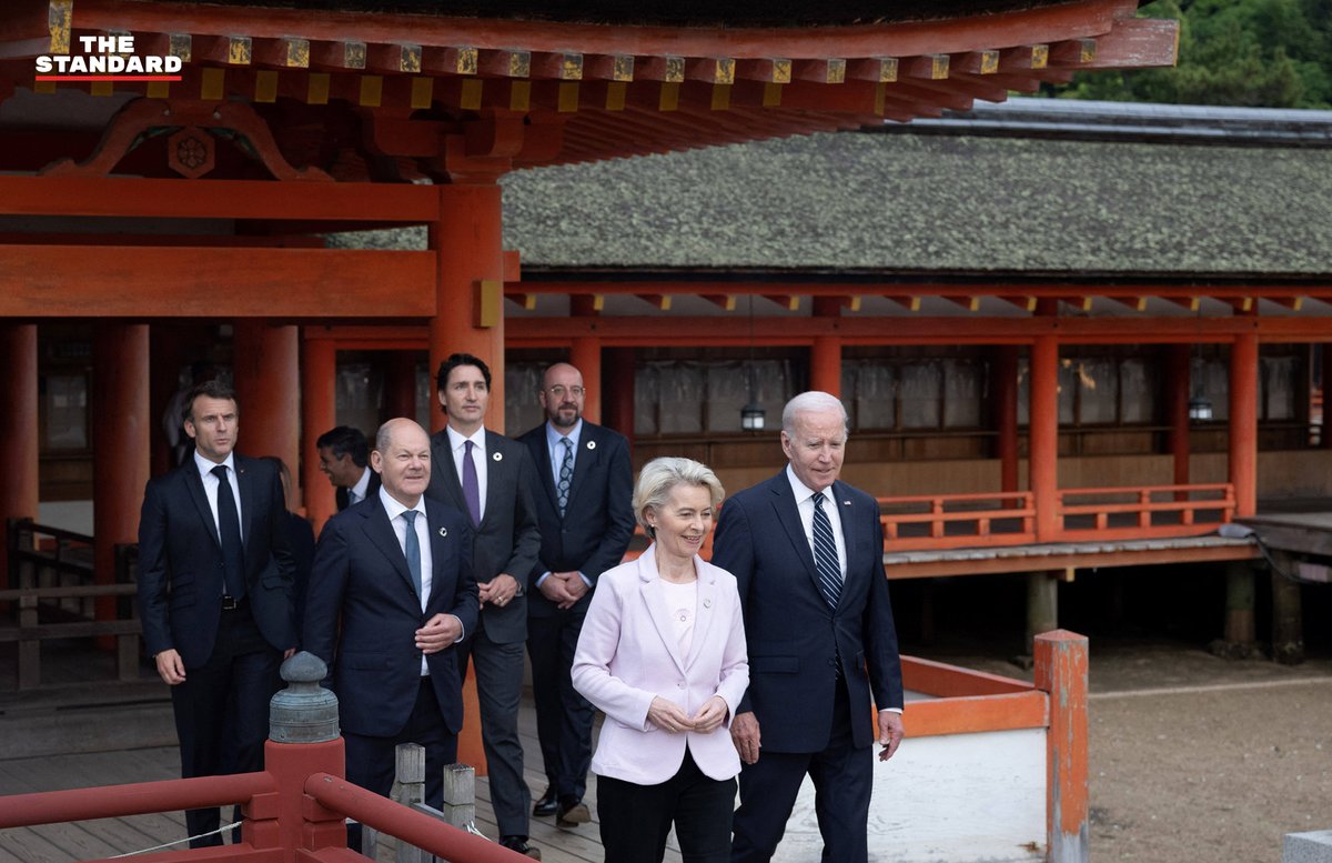 THE STANDARD on Twitter: "ประชุม #G7 เปิดฉาก ไบเดนเผยสหรัฐฯ พร้อมหนุนฝึกทหารยูเครนให้ขับ F-16 ...