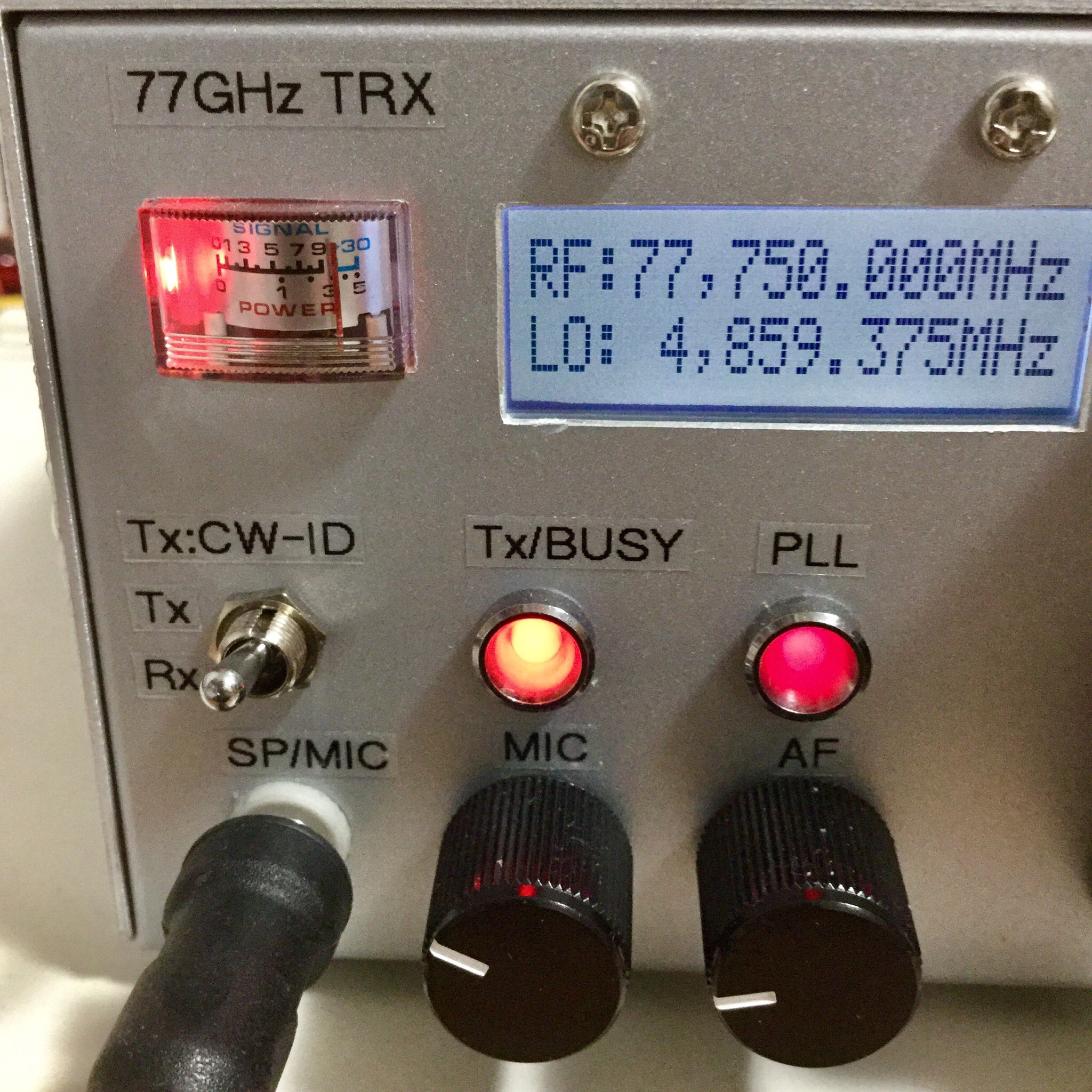 sskmbk on Twitter: "77GHzと135GHz トランシーバにF2AのCW-ID送信機能を追加しました！秋月の2回路2接点スイッチを使ってTx:CW-IDポジションを追加 ...