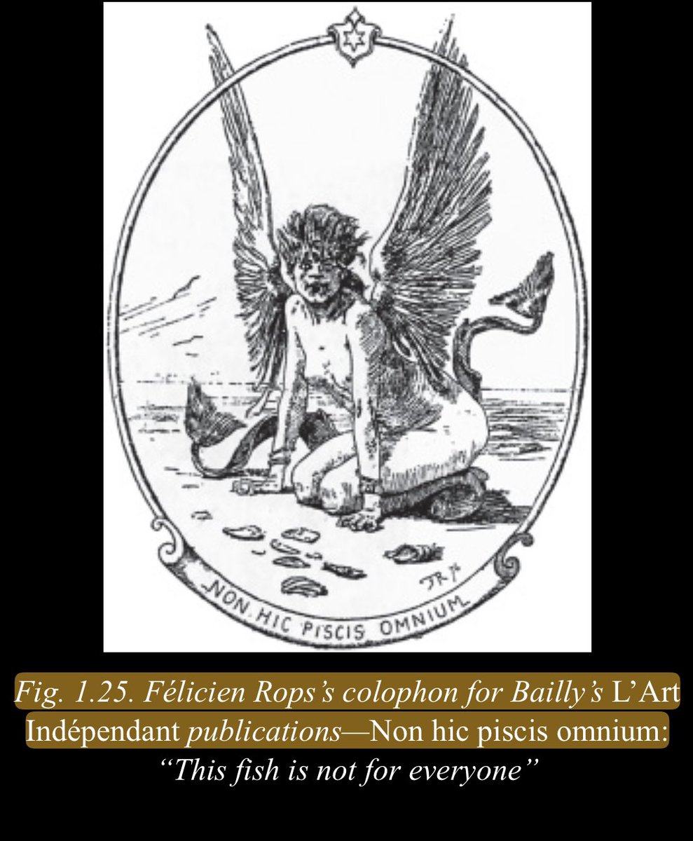 1/ A nexus of the Parisian Satanic Symbolist scene we began mapping in ...