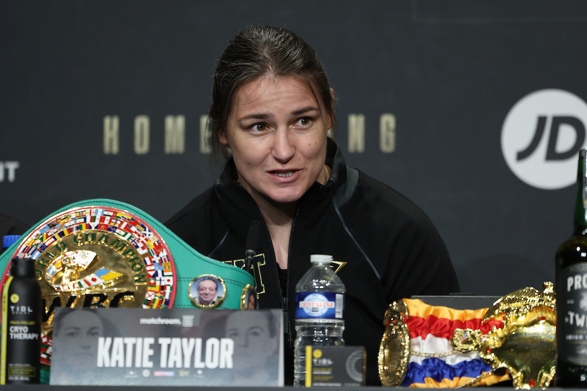Dan Rafael on Twitter: "Ireland's national treasure, @KatieTaylor, finally fights at home ...
