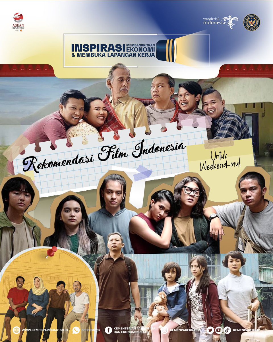 Pariwisata & Ekonomi Kreatif on Twitter: "Siapa #SobatParekraf yang hobinya nonton film? 🏻 Kalau ...