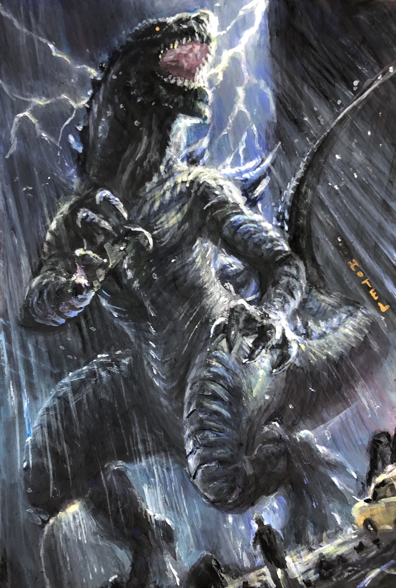 Godzilla 1998 Fan Art Marketing Poster For Godzilla Movie (1998) By