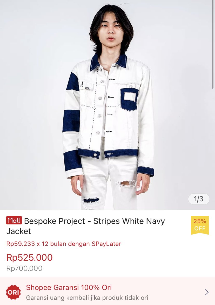 #JKT48Fashion since 2017 on Twitter: "Azizi Asadel wore Bespoke Project Stripes White Navy ...