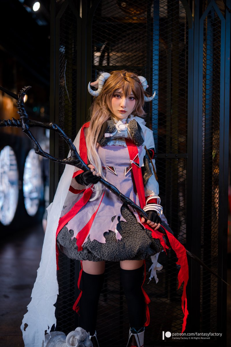 COSPLASETS on Twitter: "Xiaoding [小丁] - Eyjafjalla [30P - 363MB] Download Here : https://ouo.io ...