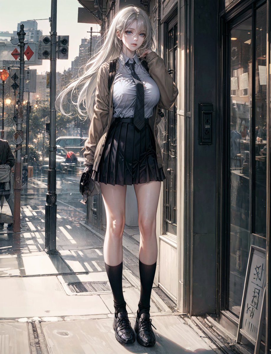 Supernerd AI drawing on Twitter: "It's been a while for a #schoolgirlaichallenge :) # ...