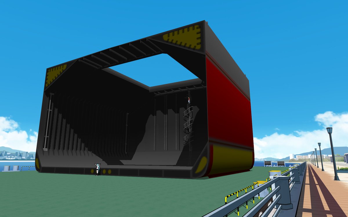 瑞西仏蘭 on Twitter: "https://seiga.nicovideo.jp/seiga/im10867682… MMDなら船体ブロックで遊べる（造形者特有の宣伝ムーブ）"