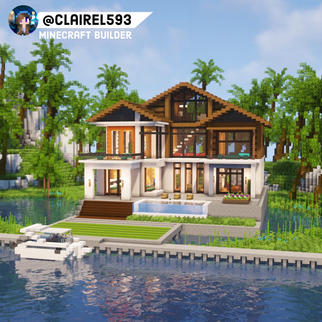 Minecraft Modern Beach Houses