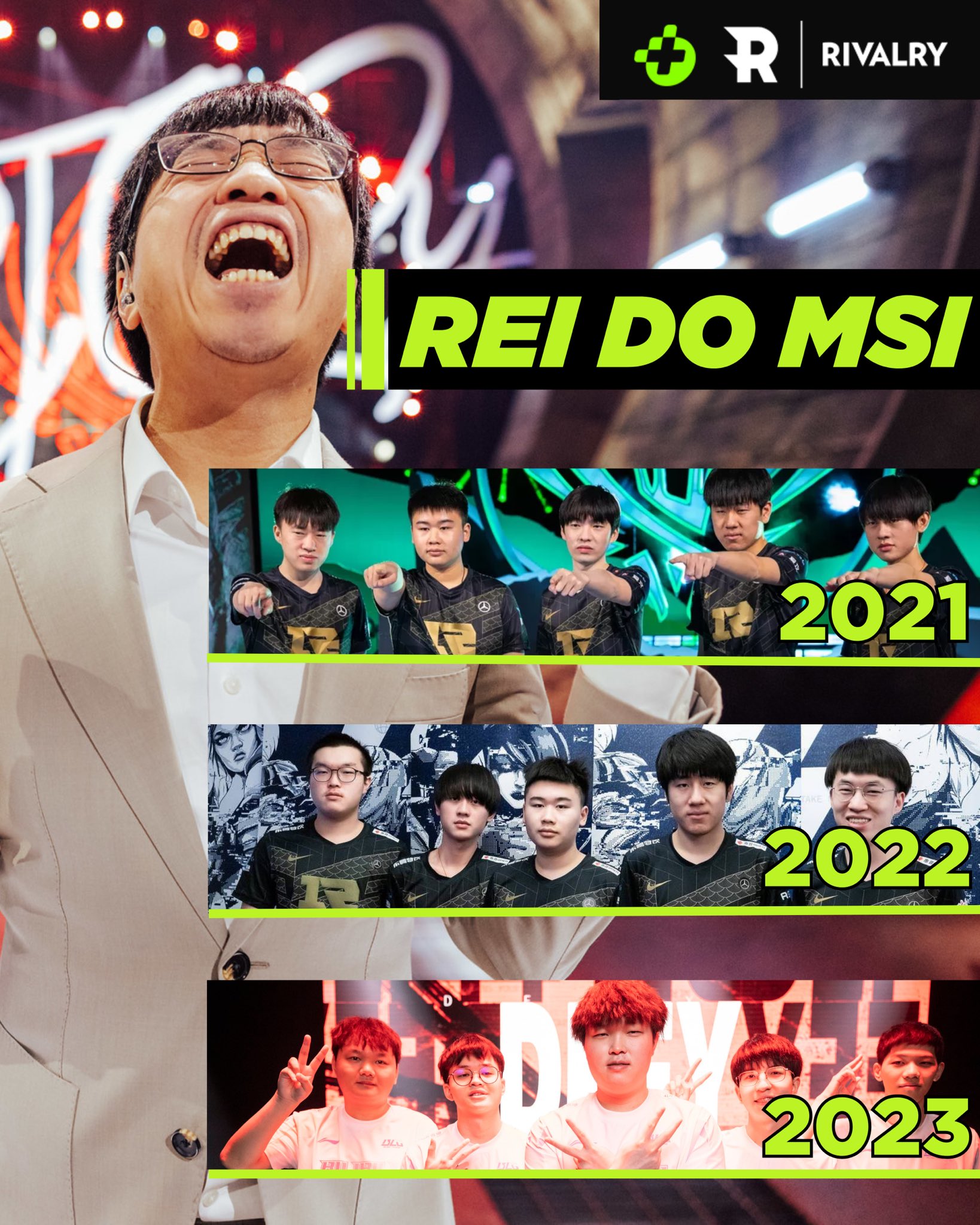Mais Esports on Twitter: "O Tabe chegou na sua terceira final consecutiva do MSI 🚨 2021 RNG ...