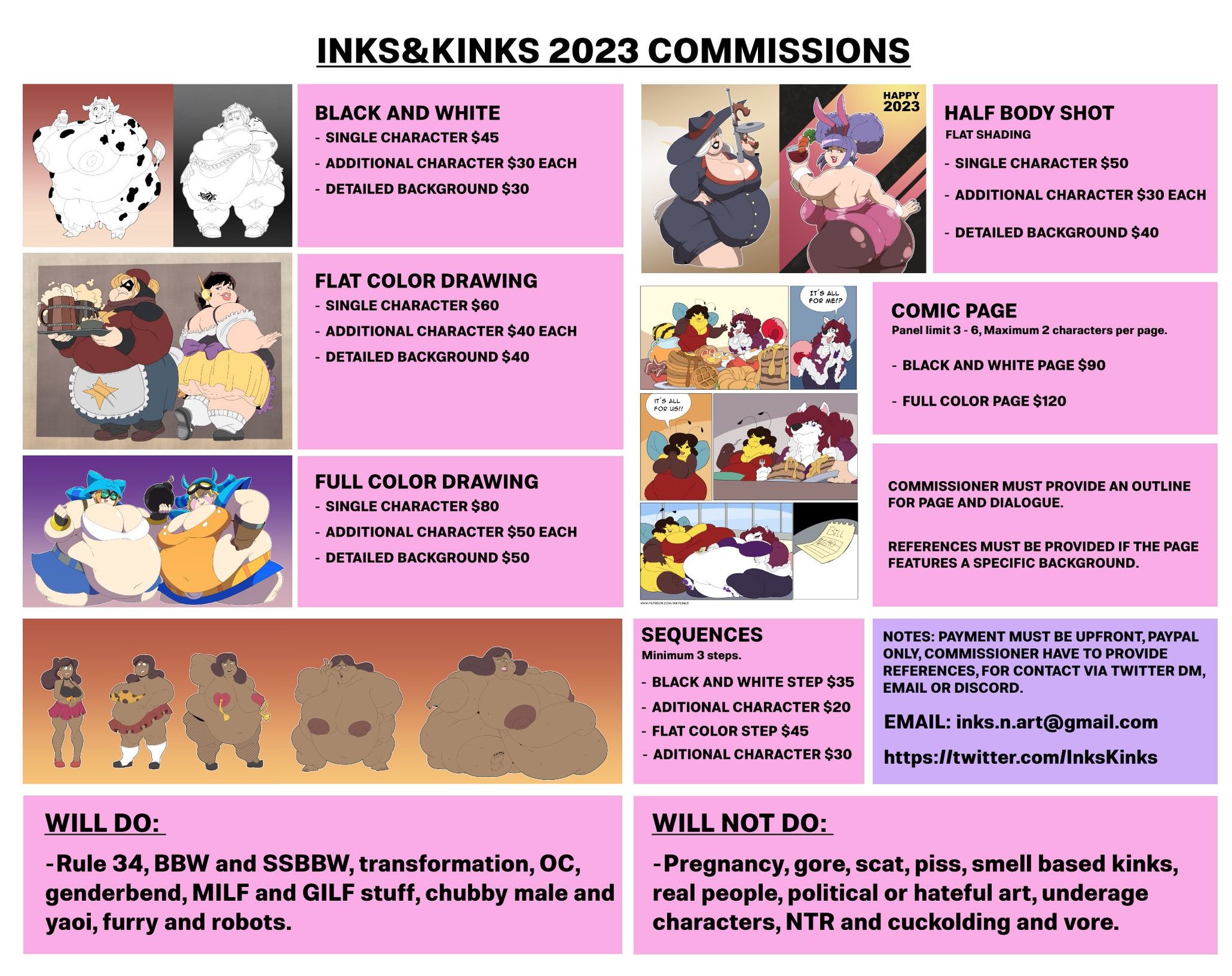InkyKinks Commissions Open!! (10/15) on Twitter: "Commissions are officially open again! Will ...
