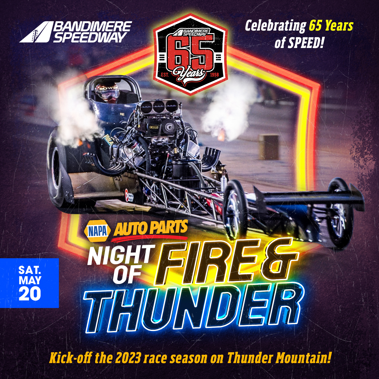 Bandimere Speedway on Twitter: "Time to kick-off our 2023 racing season with the @theNAPAnetwork ...