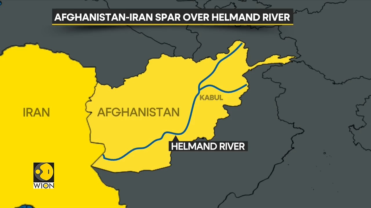 Helmand River Map