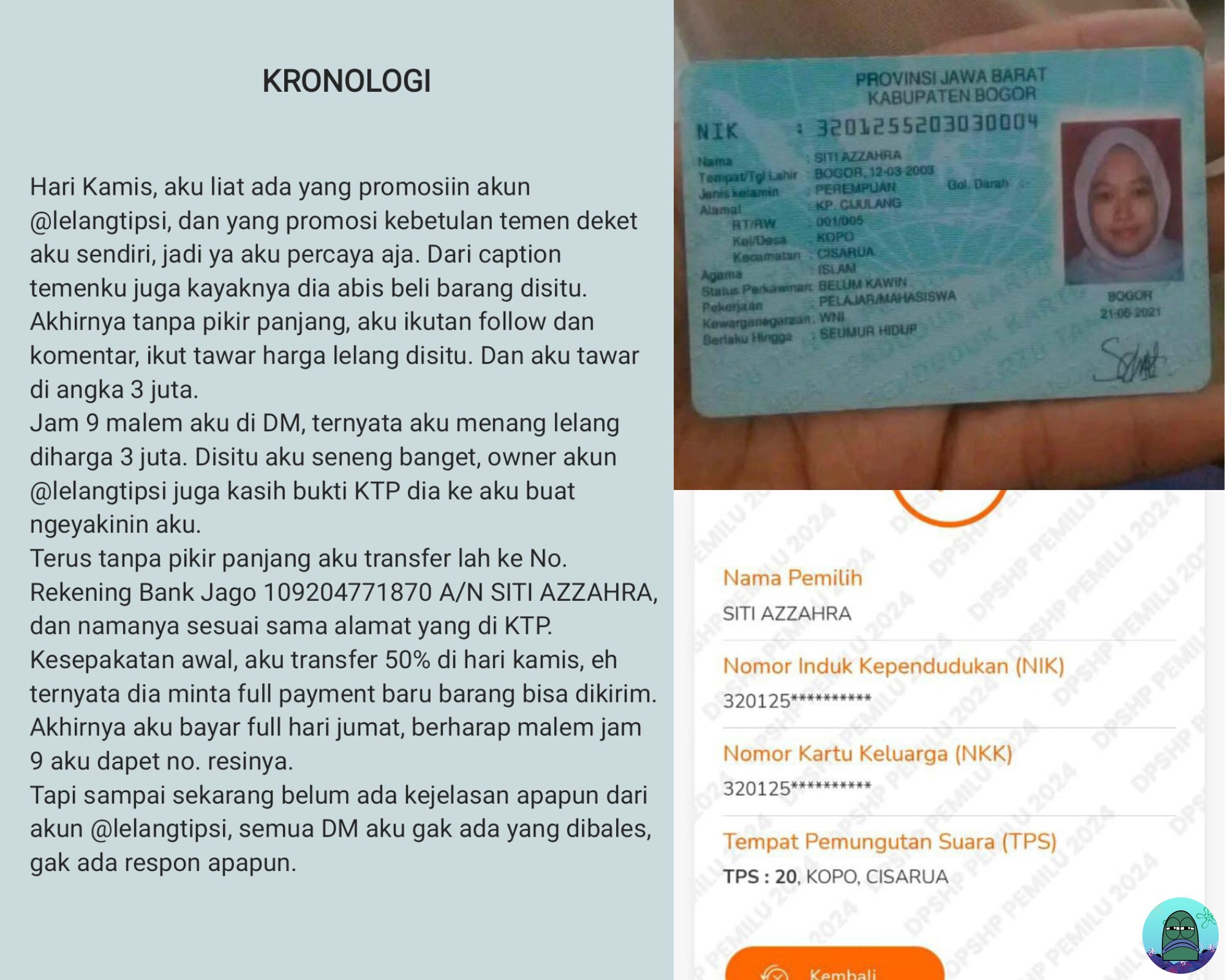 Tanyarl 💚 on Twitter: " PENIPUAN Buat kalian hati-hati penipuan berkedok paid promoted, ini ...