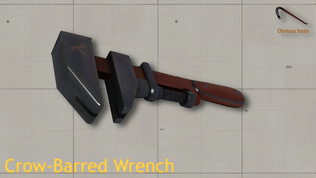 TF2 Emporium on Twitter: "New Engineer Weapon, Crow-Barred Wrench! Vote now on Steam Workshop ...