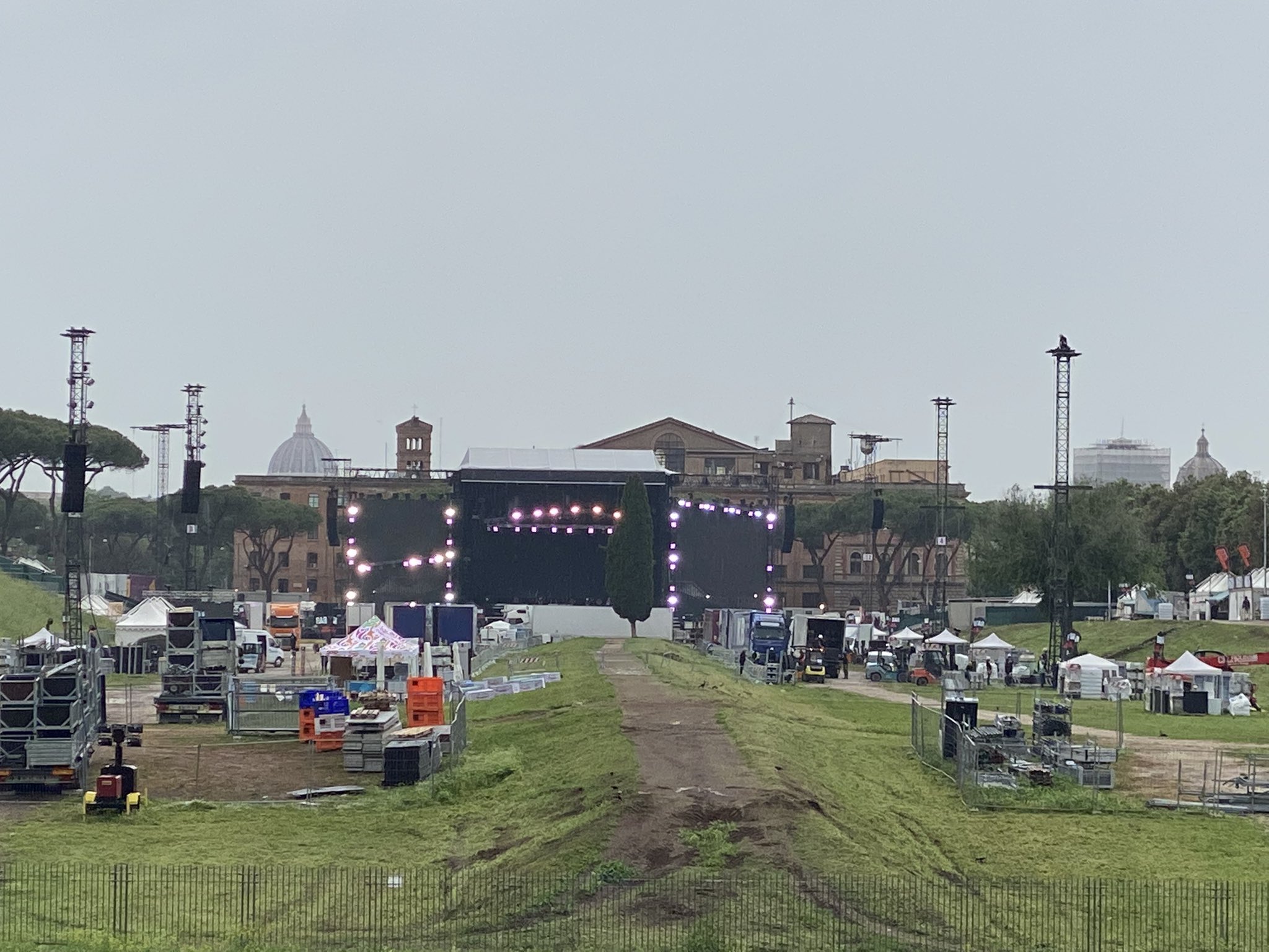 Circus Maximus Today Sky View