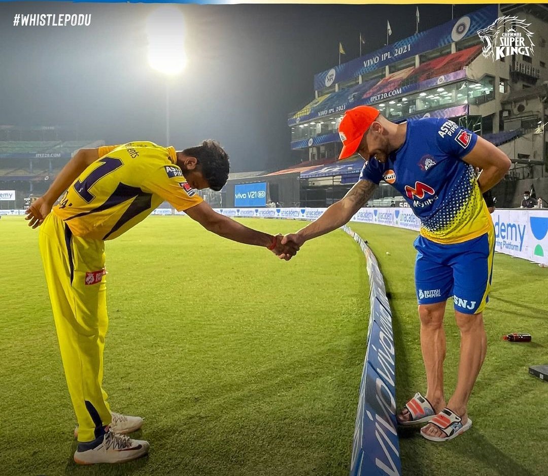 Johns. on Twitter: "Faf - Rutu to Conway - Rutu. CSK legacy in opening continues."