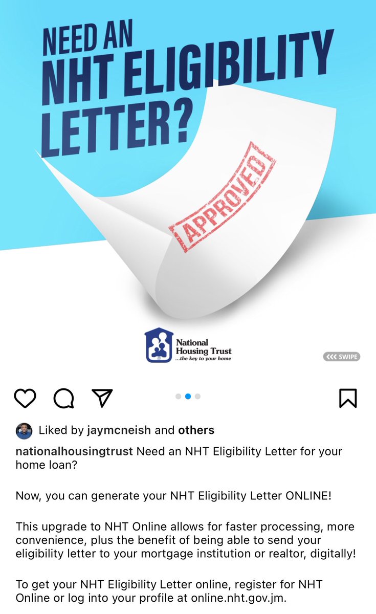 ماريسول on Twitter: "RT @ThaDervster: You can get an eligibility letter generated from the NHT ...