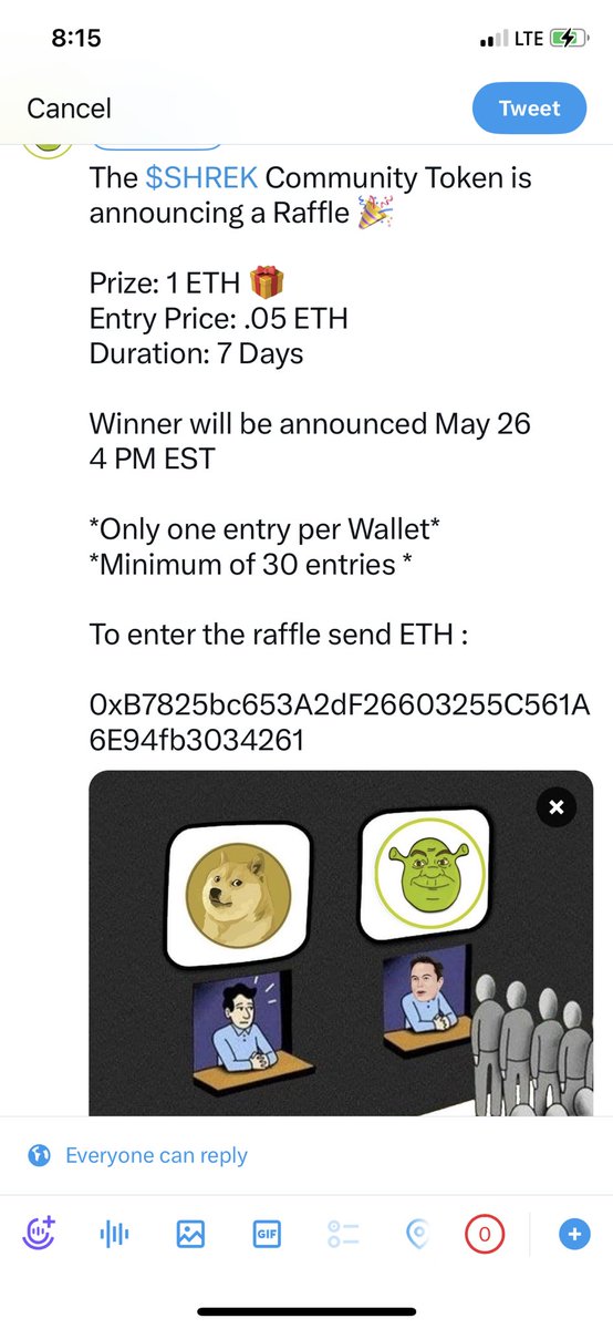 Kazakitop on Twitter: "RT @Shrek_ERC: The $SHREK Community Token is announcing a Raffle 🎉 Prize ...