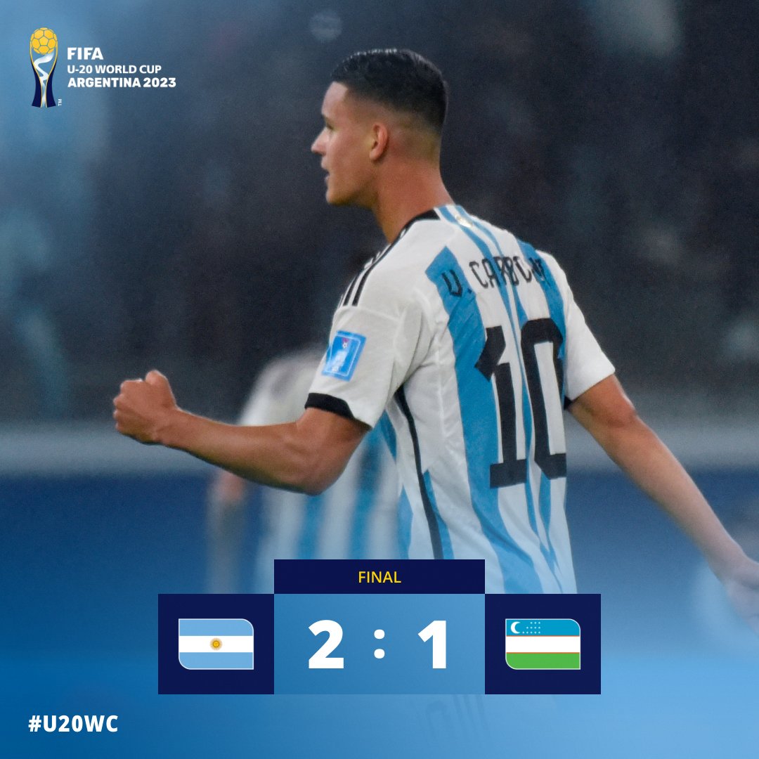 Copa Mundial FIFA 🏆 on Twitter: "¡El local comenzó con el pie derecho! 💪 "Los pibes" de ...