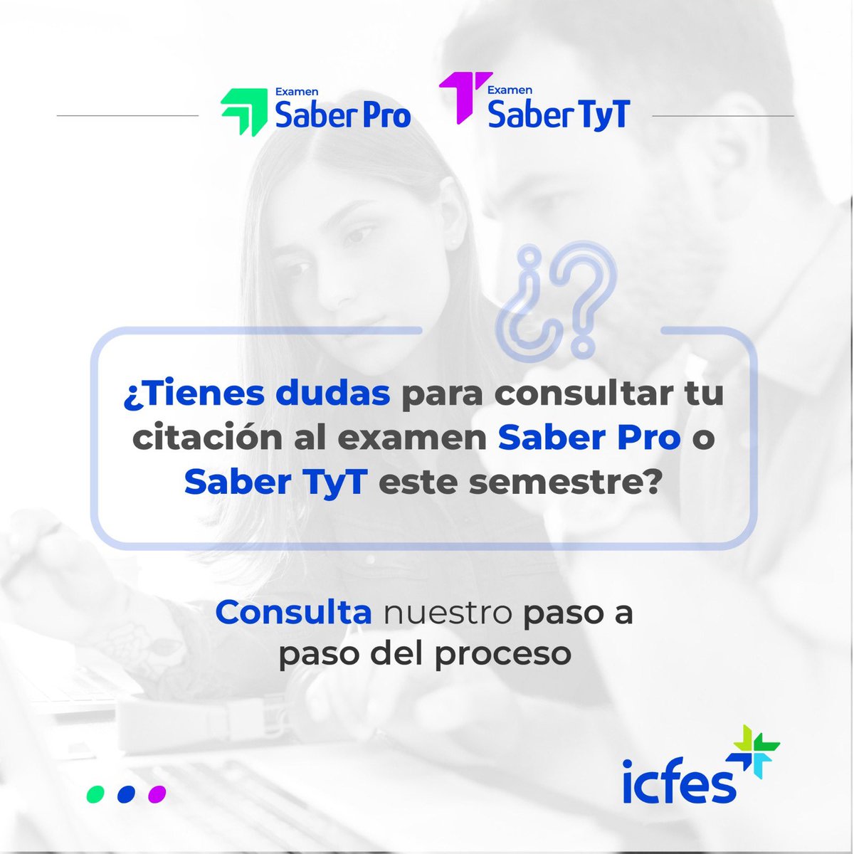 Icfes on Twitter: "Para consultar tu citación al examen Saber Pro o Saber TyT, correspondiente ...