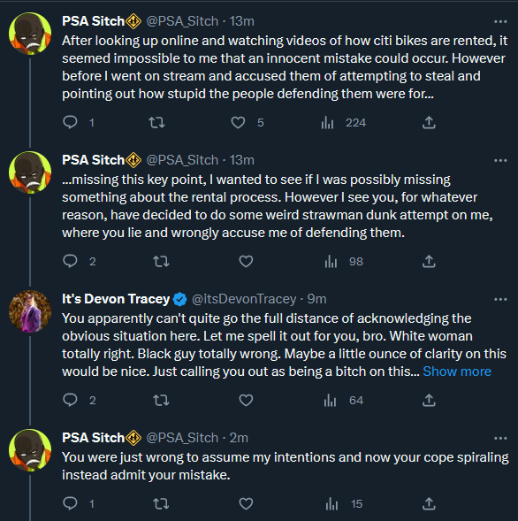 PSA Sitch🚸 on Twitter: "So apparently @itsDevonTracey is very very upset at me because in my ...