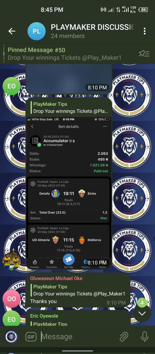 PlayMaker_Tips on Twitter: "Another winnings Tickets ⭐⭐⭐