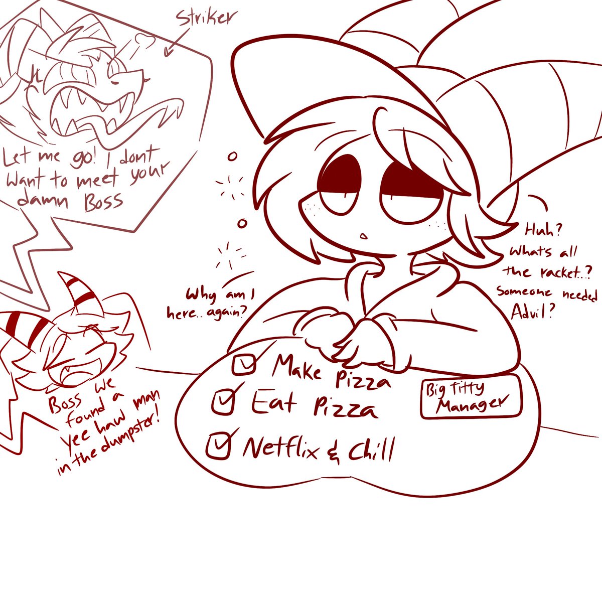 🔞pyons Lewd Dungeon🔞 On Twitter Pizza Imp Gonna Meet The Funny Yeehaw Imp Yeah The Brainrot