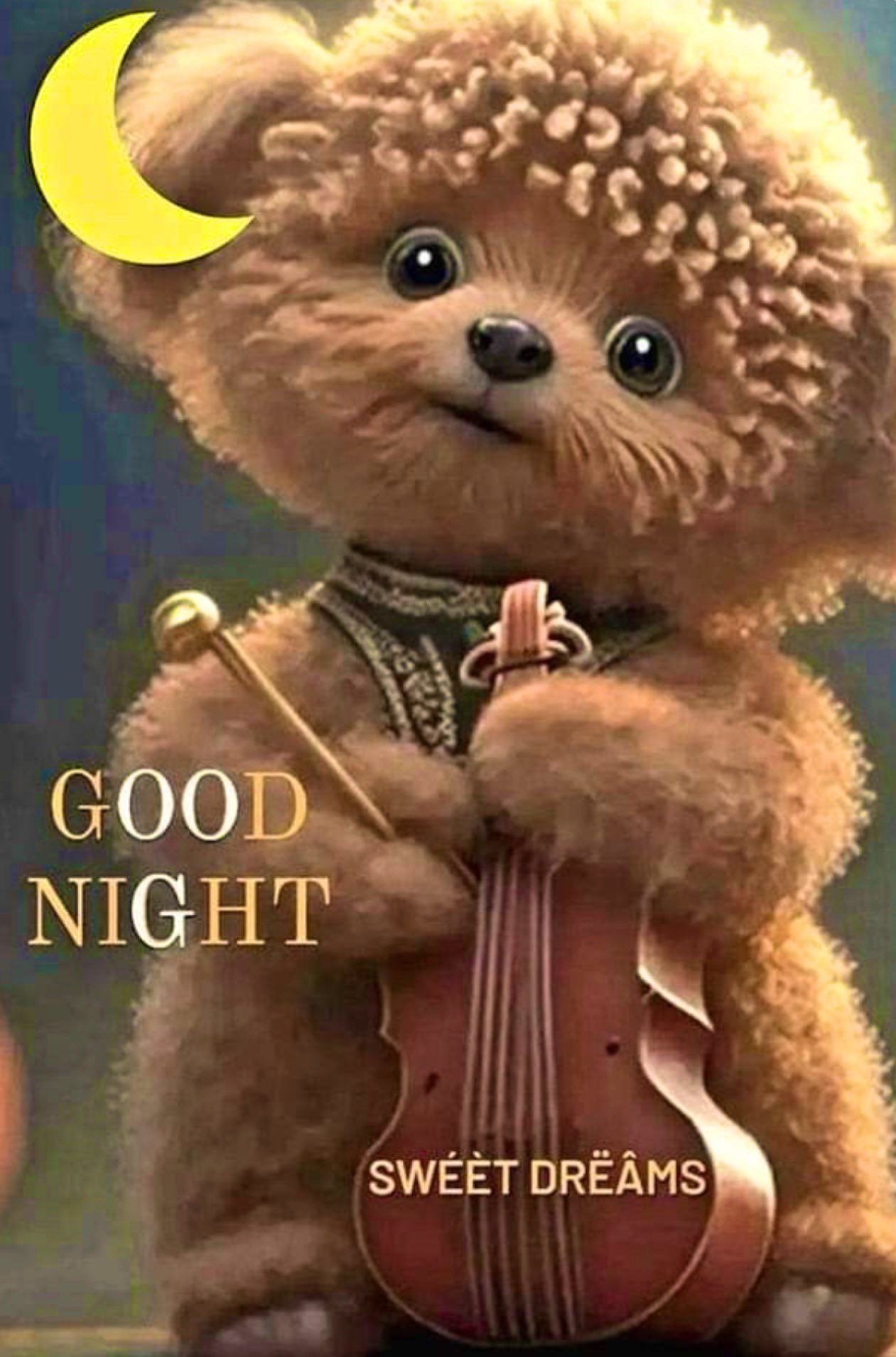 Good Night Teddy Bear Wallpaper