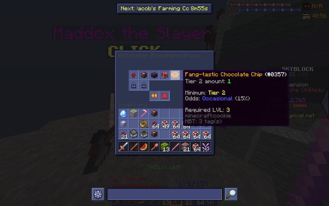 Skyblock Today on Twitter: "Level 3 new drops: Both are reforge stones"