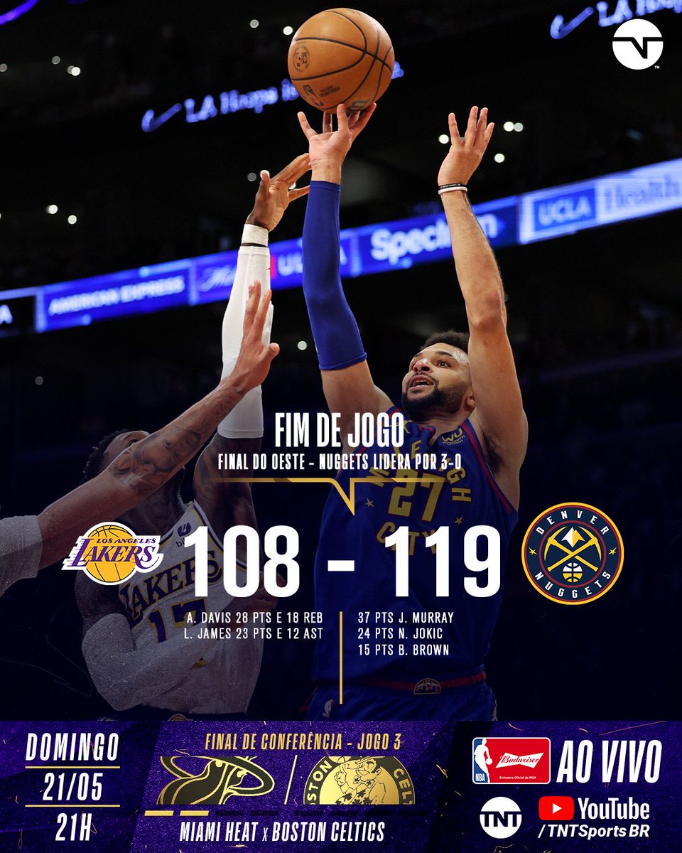 Tnt Sports Br On Twitter Vem Varrida 👀🤯 O Denver Nuggets Bateu O Los