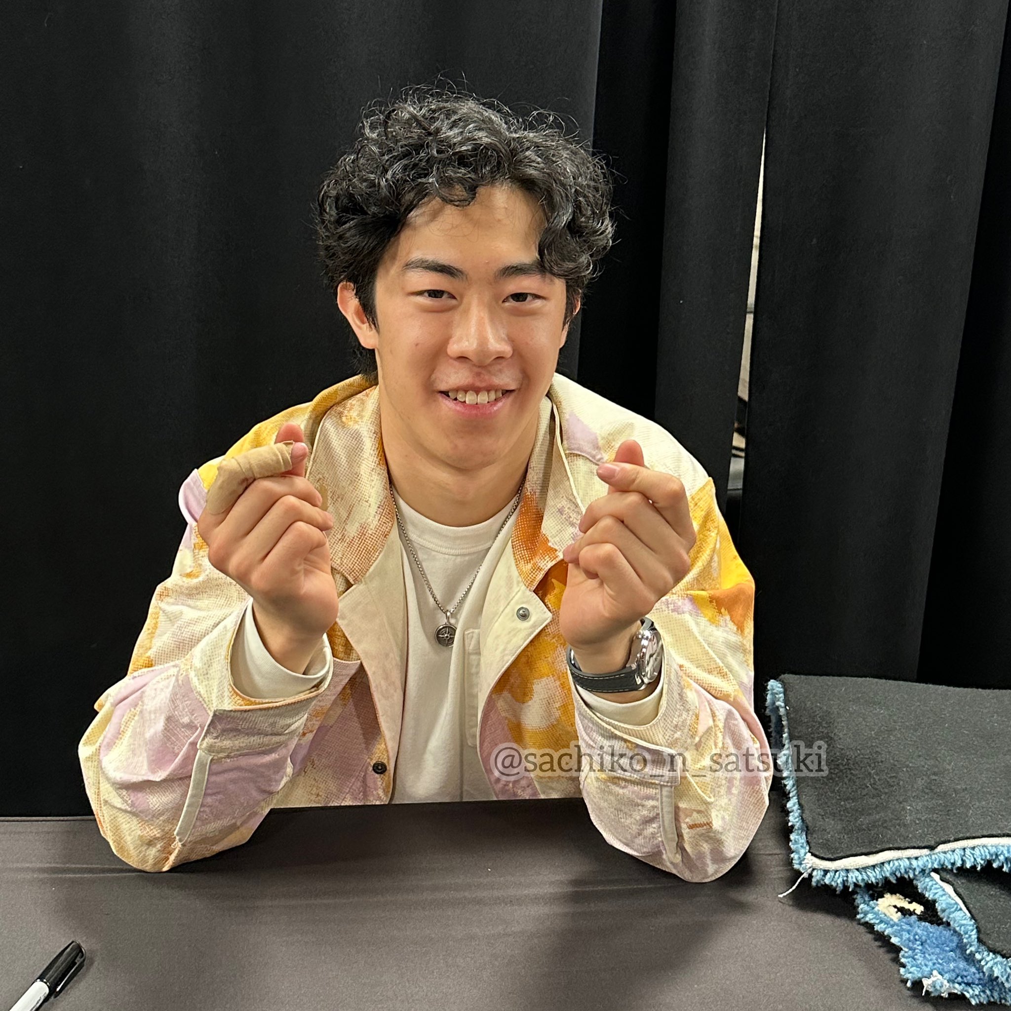 Satsuki on Twitter: "5/20 SOI🇺🇸 at Honda Center ミトグリのネイサンダブルハート♥️♥️ #StarsOnIce #NathanChen ...