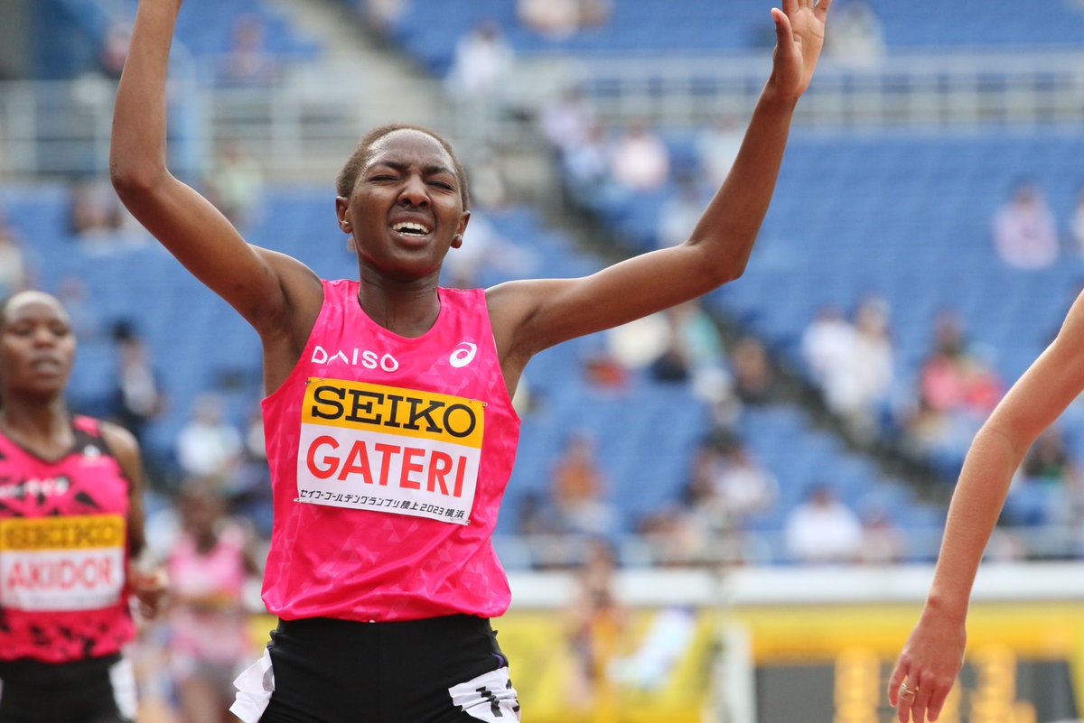 セイコー ゴールデングランプリ陸上 on Twitter: "【#セイコーGGP #世界体感】 女子3000m決勝 1位🥇#テレシア・ムッソーニ・ガテリ（ダイソー）8分43秒81 2位🥈 ...