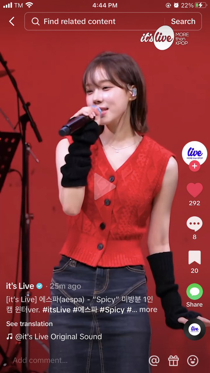 WINTER Philippines ⭐️ | Spicy on Twitter: "PHOTO | 230521 it’s live (@itsLIVEofficial) TikTok ...