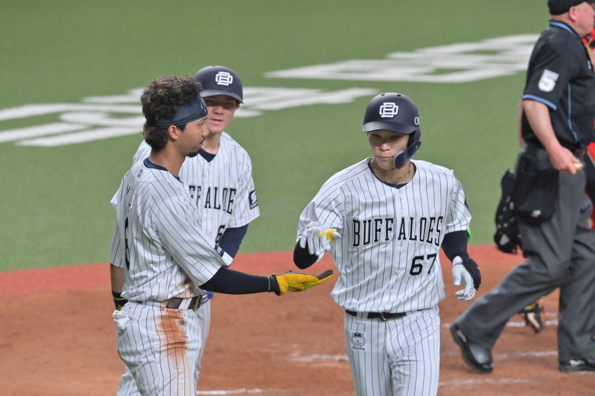 残心 On Twitter 中川圭太スリーランホームラン!!2 オリックス オリックス・バファローズ オリックスバファローズ 中川圭太 ホームラン Bs2023