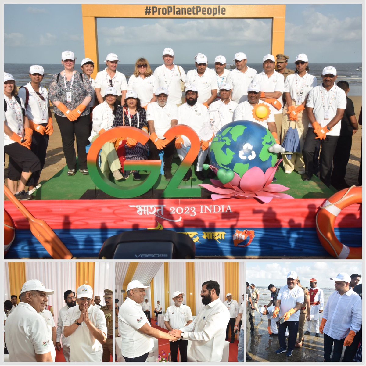 Bhupender Yadav on Twitter: "Participated in the G20 Mega Beach Clean Up campaign at Juhu Beach ...