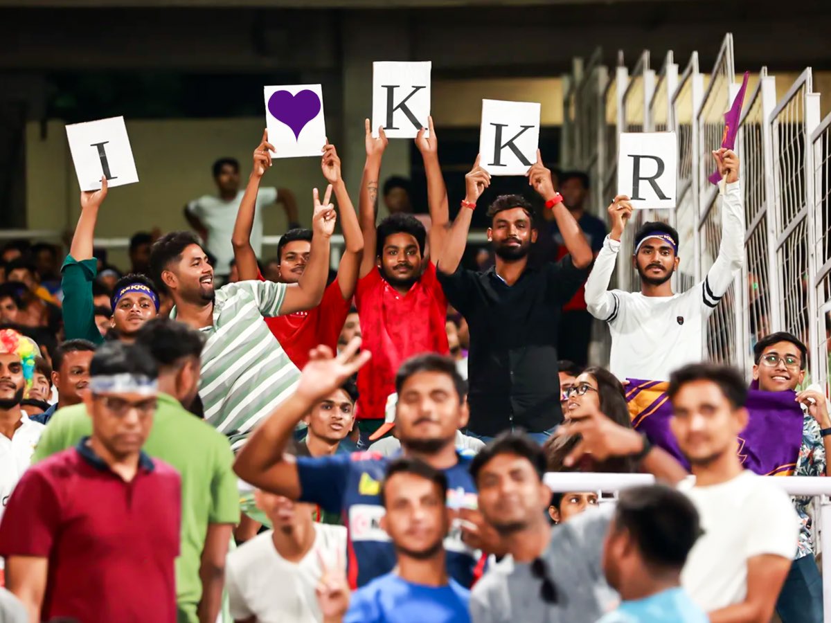 KKR Fan Club on Twitter: "RT @KKRiders: The best fans 💜"