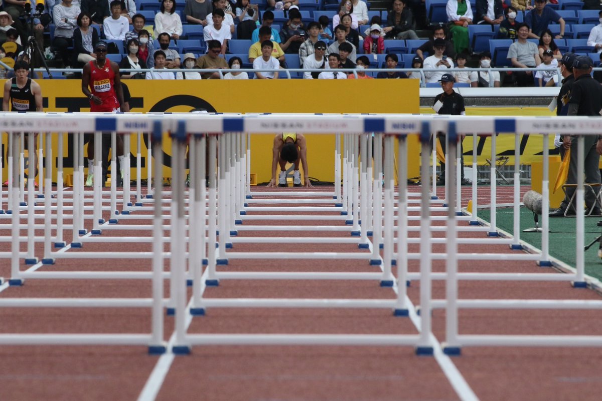日本陸上競技連盟 on Twitter: "RT @goldengrandprix: 【#セイコーGGP #世界体感】 男子110mハードル決勝（+0.8） 1位🥇#泉谷駿介（住友電工）13秒 ...