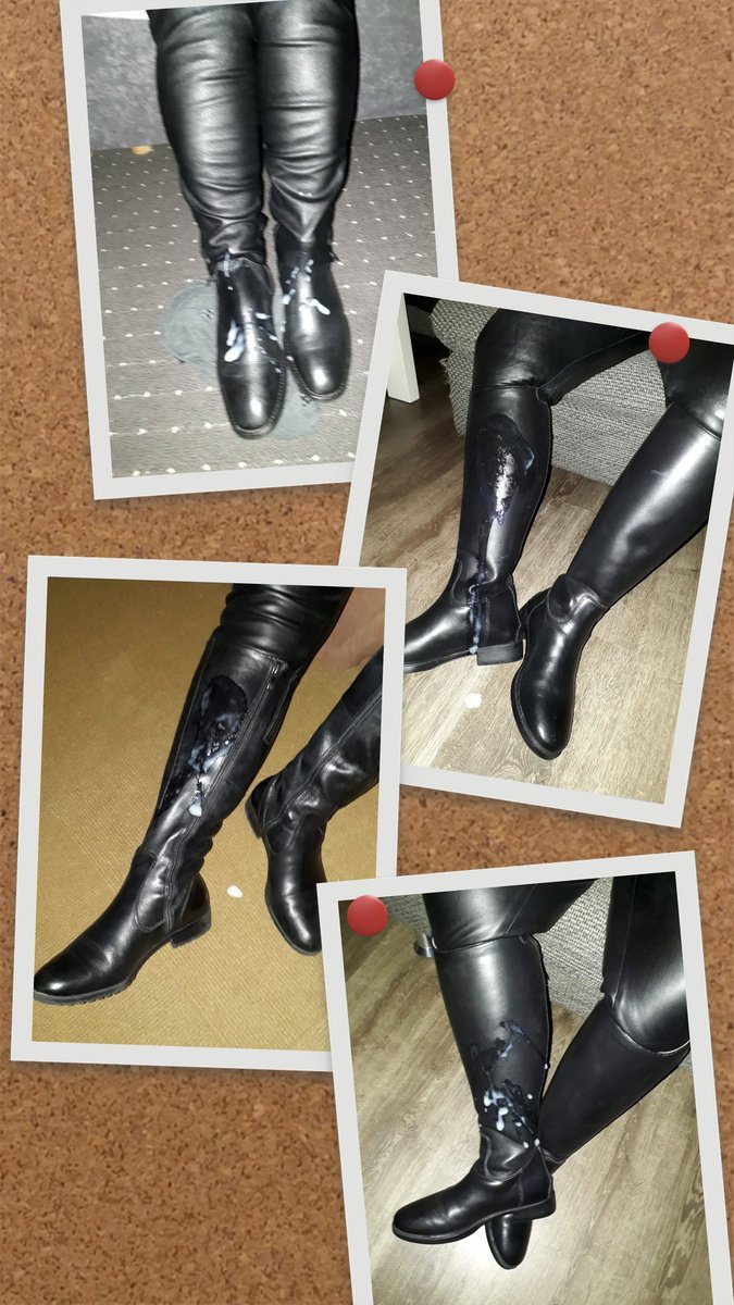 Bootjob-Artist on Twitter: "Just cum on Mistress black boots"