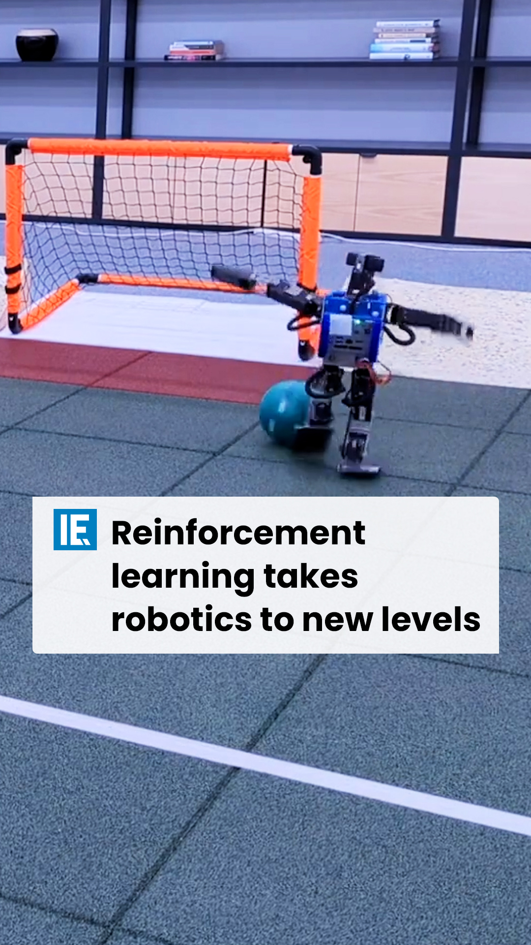 RS on Twitter: "Miniature humanoid robots master a simplified football game using Deep ...