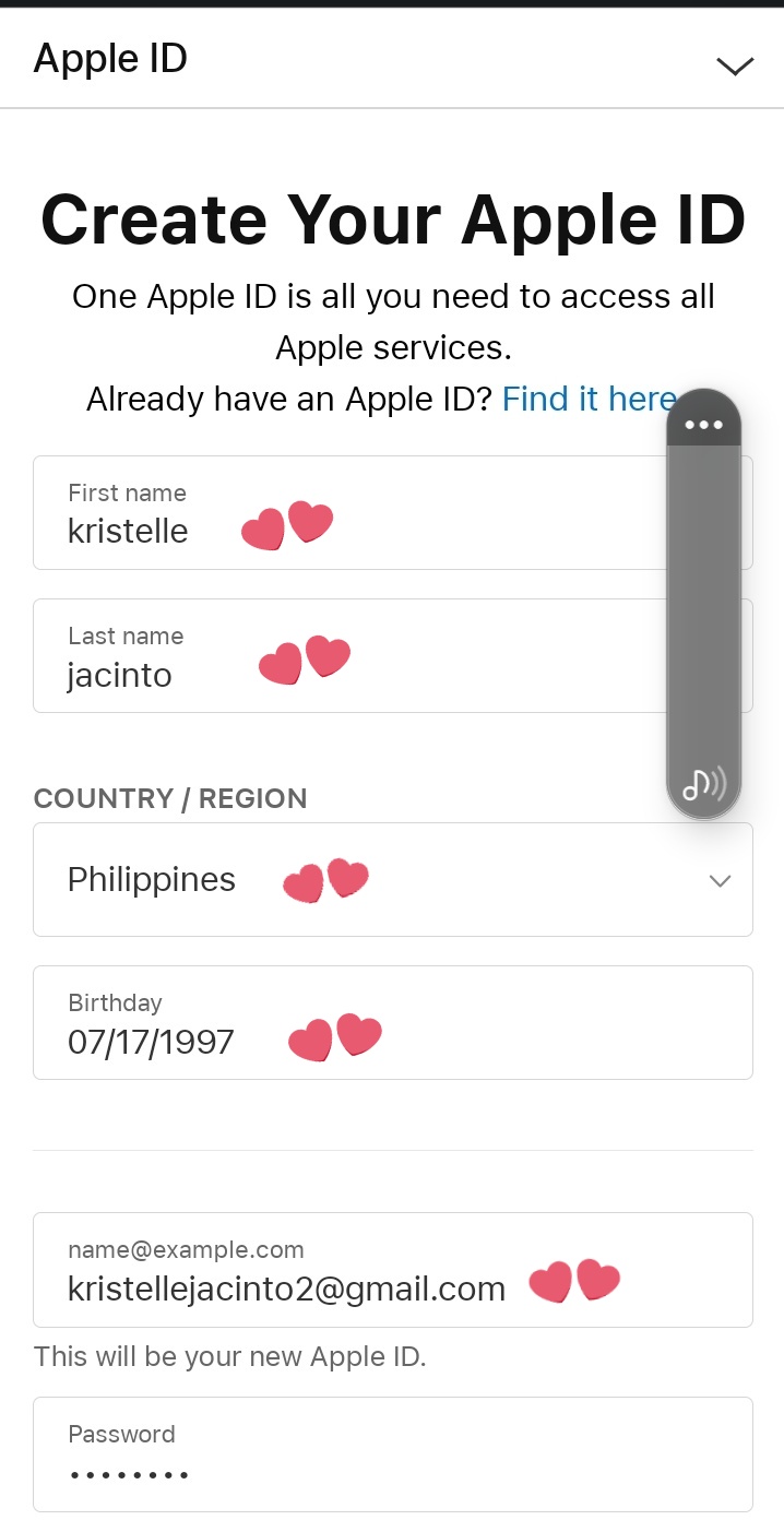 Gmail Apple Id Example