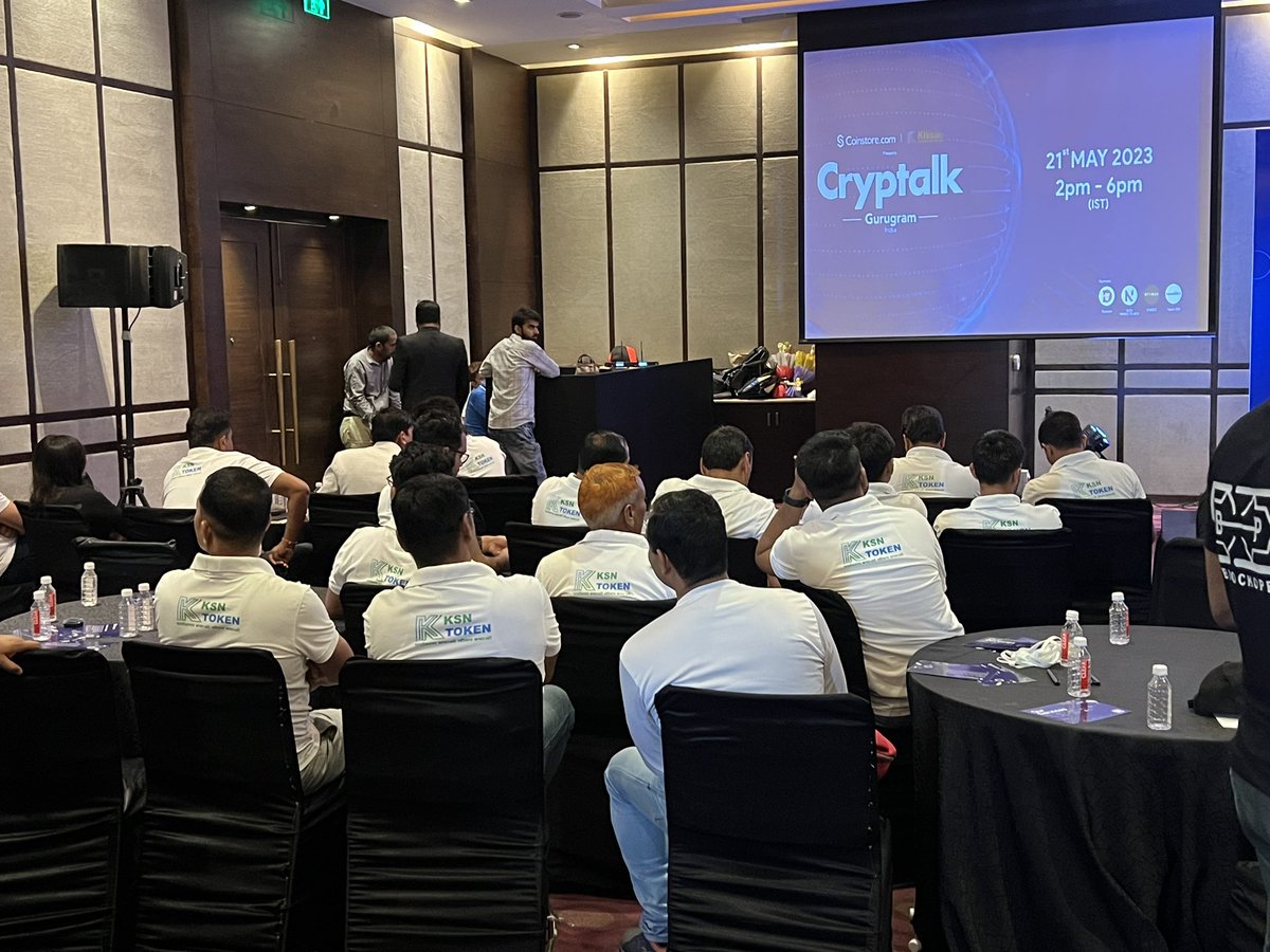 Bcrypt on Twitter: "RT @bhaskerdas: At #Cryptalk today organised by @CoinstoreExc . Great going ...